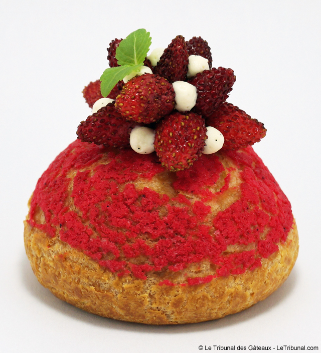Le Chou aux Fraises par Gâteaux Thoumieux - LE TRIBUNAL DES GÂTEAUX